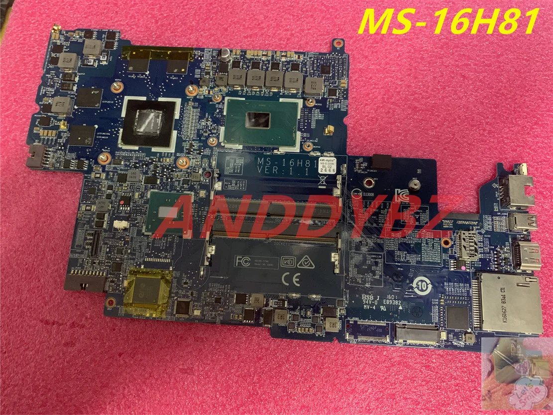 Used-MS-16H81-VER-1-1-For-MSI-GS60-WS60-WS62-LAPTOP-Motherboard-WITH-I7 ...