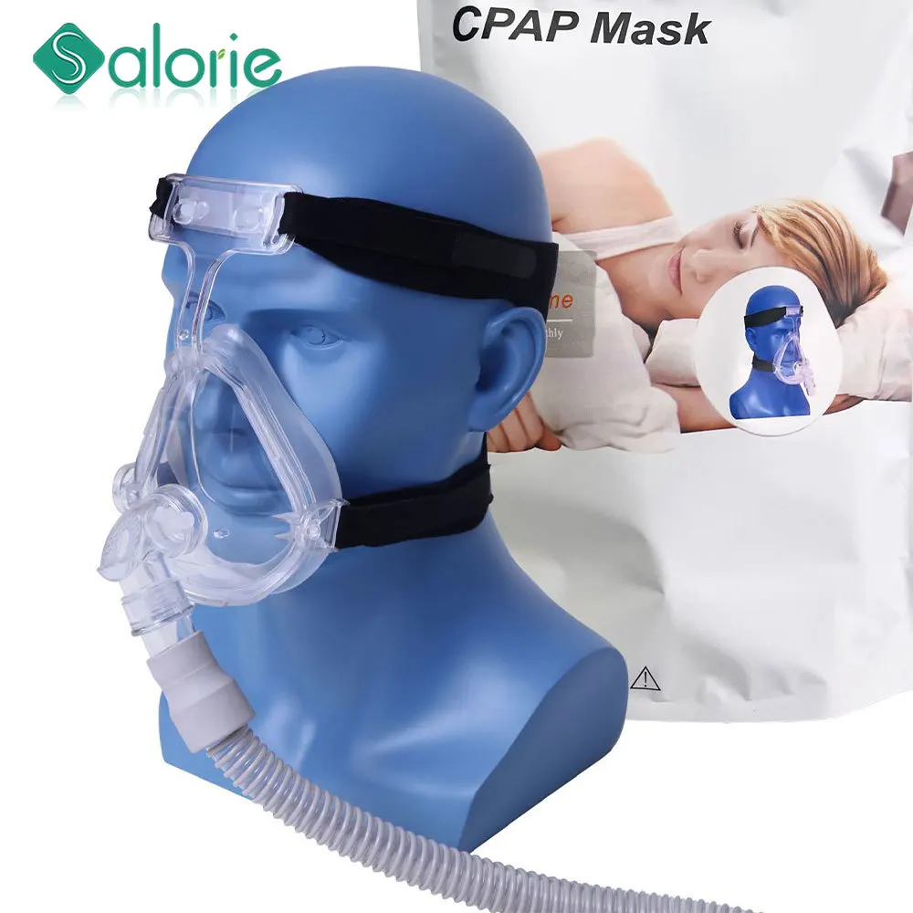CPAP-Maske-f-r-CPAP-Auto-Atemmas-chine-Schlaf-Silikon-Nasen-Voll-maske ...