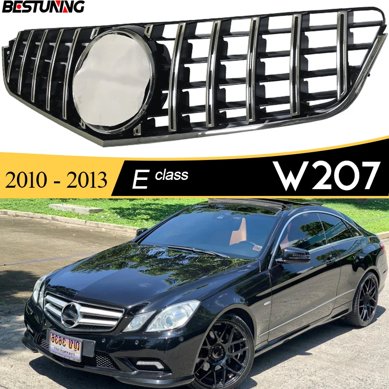 W207 Panamericana Gtr Grille + Star Emblem For Mercedes E Class 2-door Coupe C207 Cabriolet A207 ...