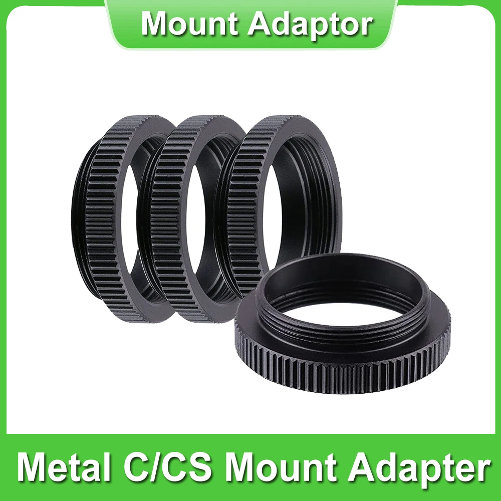 Camera C Mount Lens Adapter 5mm C to CS Extension Tube for CCTV ...