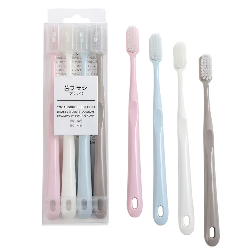 4-PCS-Lot-Soft-Bristle-Small-Head-Toothbrush-Tooth-Brush-Portable ...