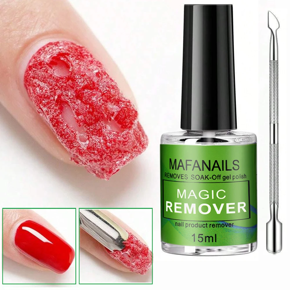 15ml-Magic-Gel-Nail-Polish-Remover-Cuticle-Pusher-Fas-Magic-Remover ...