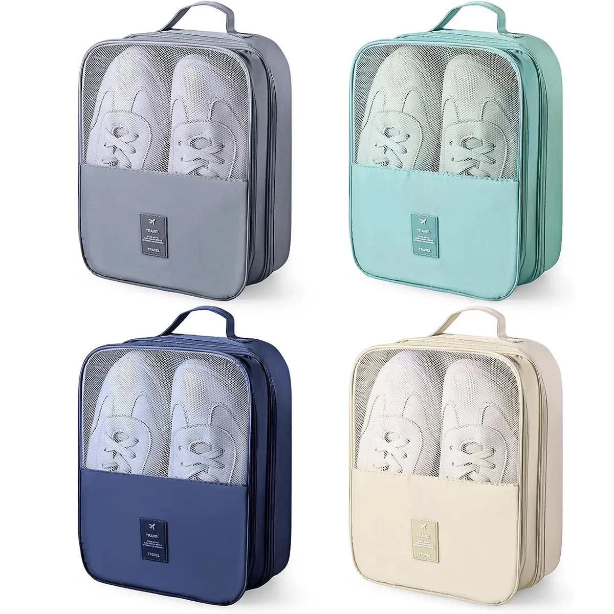 Portable Travel Shoe Storage Bag 3 Layer Underwear Clothes Organizer ...
