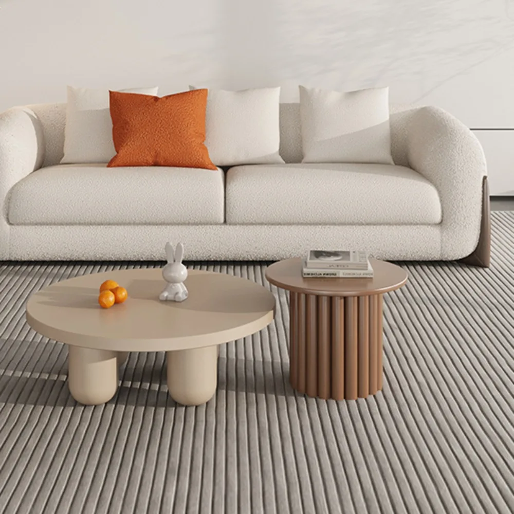Aesthetic-Japanese-Coffee-Tables-Small-Cute-Wood-Design-Korea-Round ...