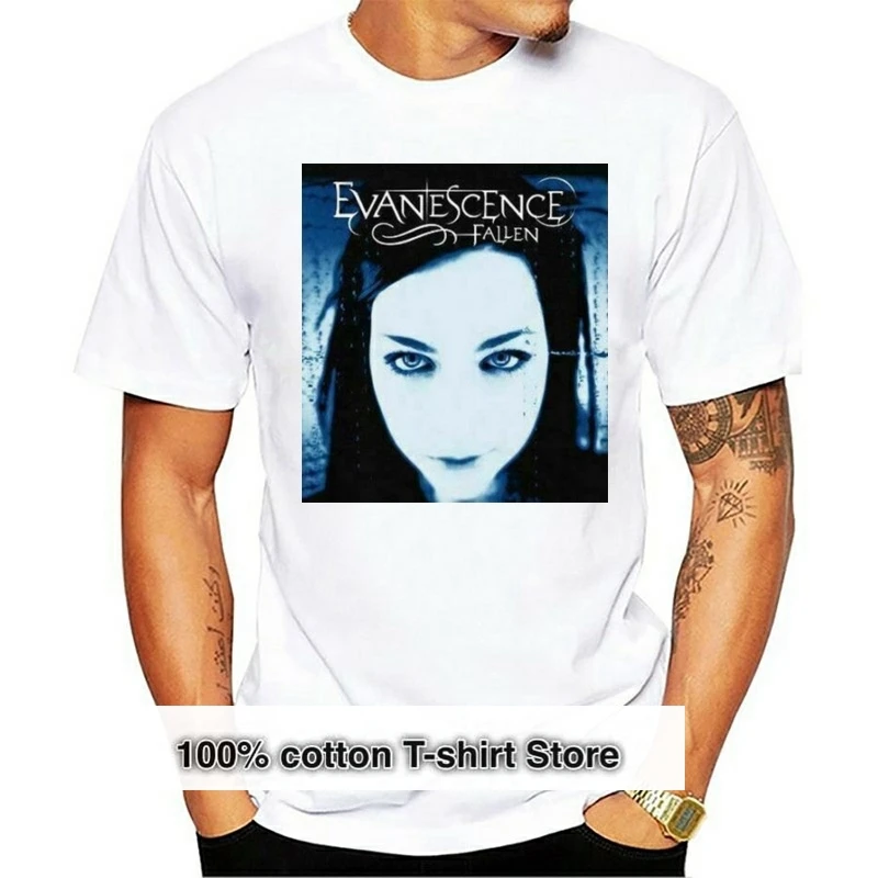 New-Evanescence-Fallen-Tshirt-All-Size-Tee-Size-Usa-Men-S-T-Shirt-Size ...