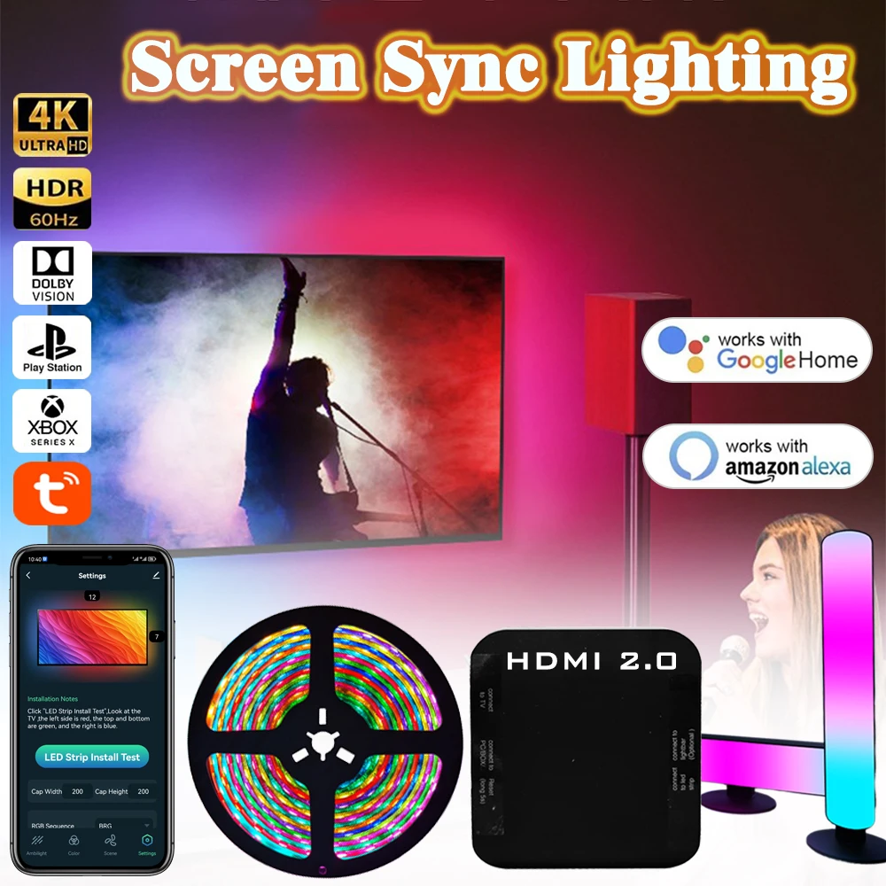 HDMI-2-0-Smart-Ambient-TV-LED-Backlight-Sync-Box-WS2811-Led-Strip ...