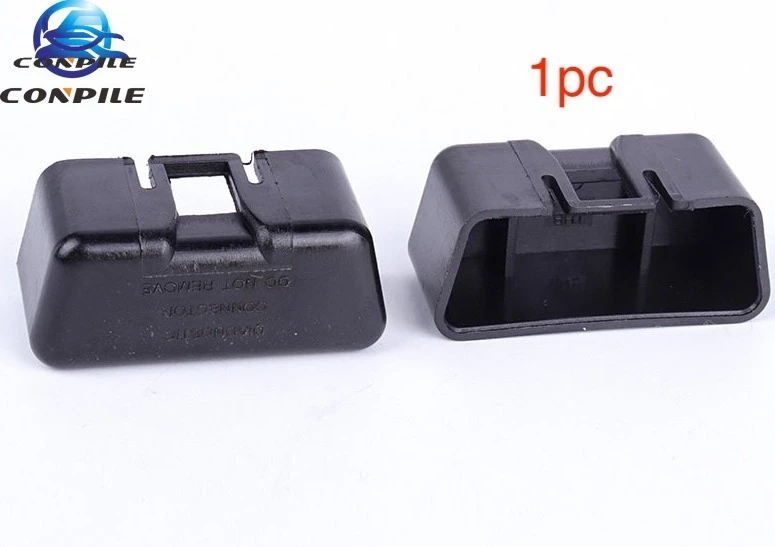 1pc Car Obd2 Interface Obdii Dust Cover Dvr Diagnosis 16pin Plug ...