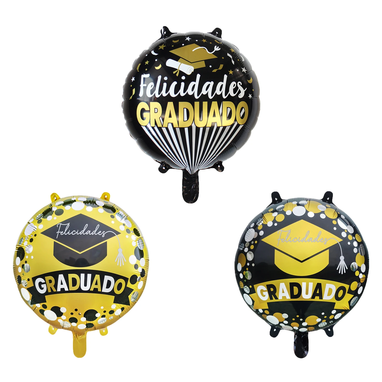 10pcs-Spanish-Graduation-Foil-Balloon-2024-Congrats-Grad-Air-Globos ...