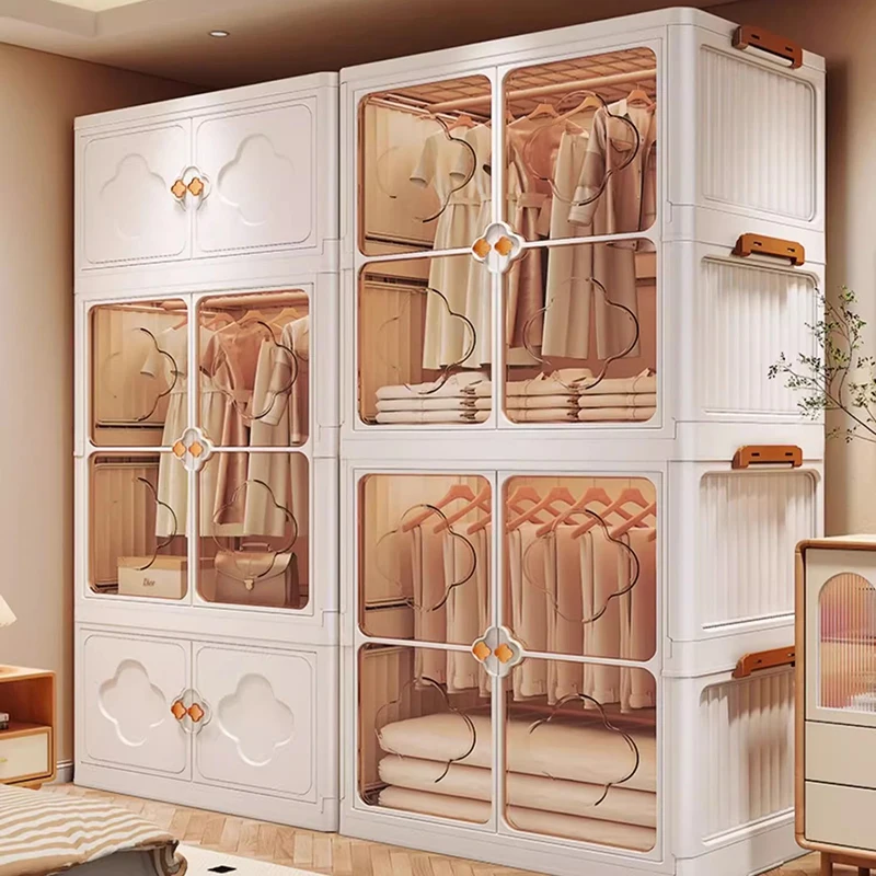 Partitions-Cupboard-Wardrobe-Storage-Bedroom-Clothes-Shelf-Cabinet ...