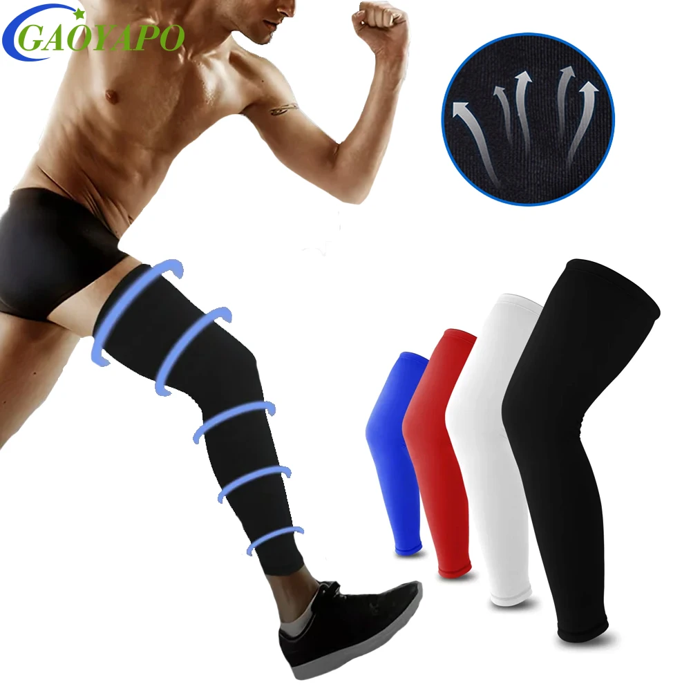 1Pcs-Long-Leg-Compression-Sleeve-Infused-Knee-Stabilizer-Brace-for ...