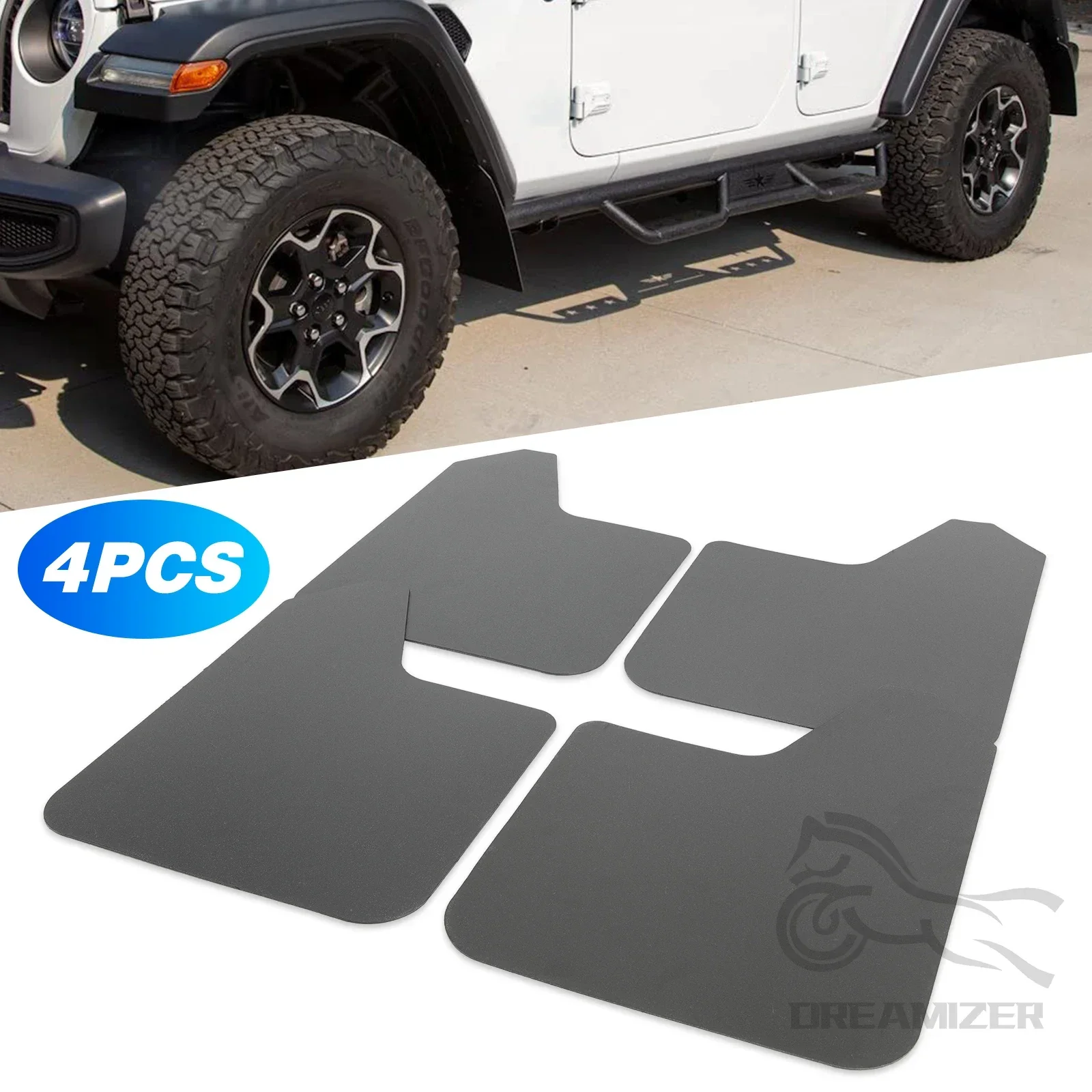 4pcs-Universal-Car-Mudguard-Front-Rear-Wheels-Mud-Flaps-PP-Splash ...