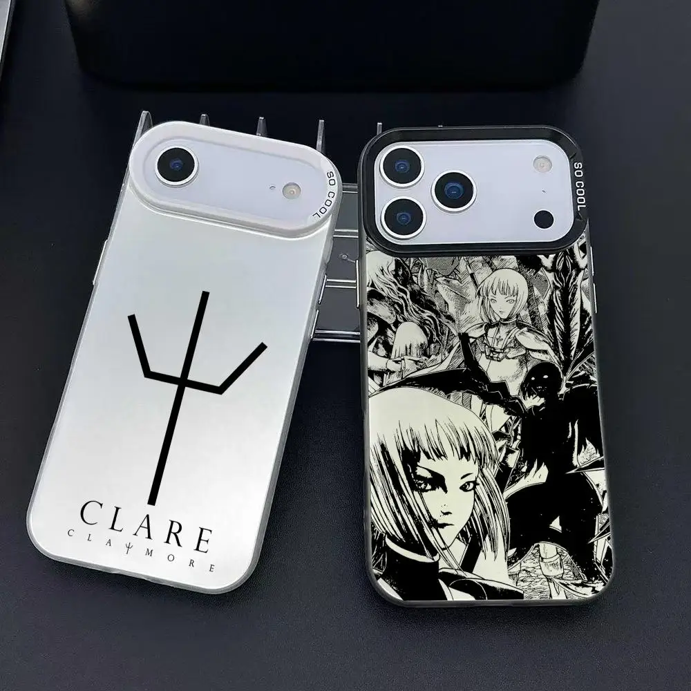 C-claymore Claires anime Phone Case For iPhone 17 16 15 14 13 12 11 Pro ...