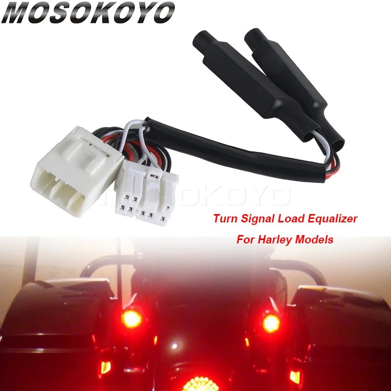 For Harley Street Road Electra Glide Dyna Super Wide Glide LED Load ...