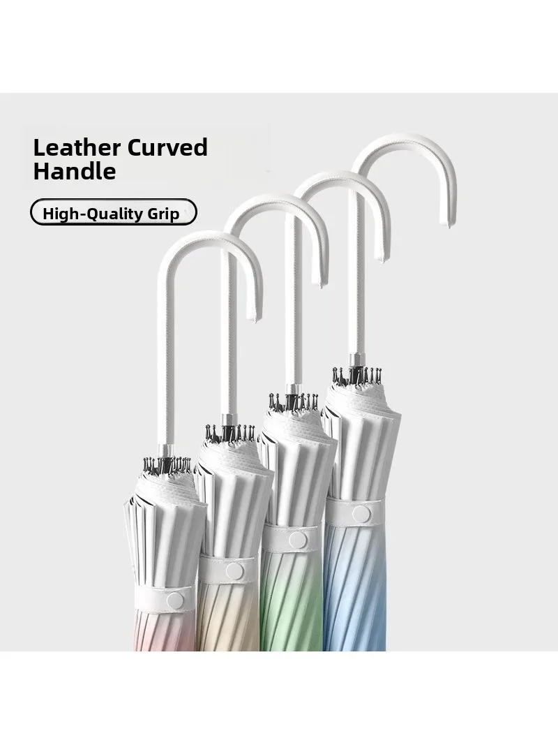 New Fre Sle Umbrella 6 Ribs adient Straight Sti Sunade UV Protection ...