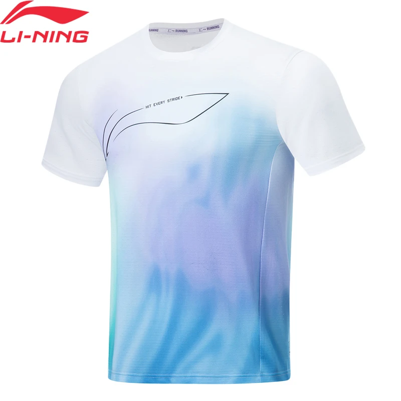 Li-ning Men Running Series T-shirt Cool Shell At Air Breathable 93 ...