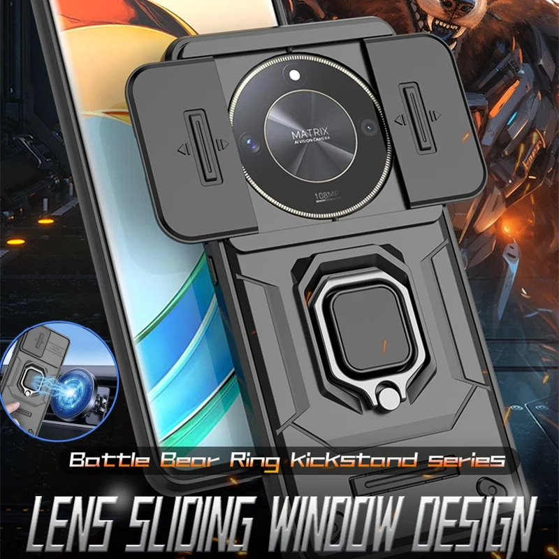Shockproof-Case-For-Honor-X9b-5G-Slide-Camera-Lens-Protect-Armor-Phone ...