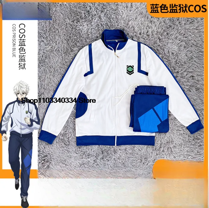 Blue-Lock-Reo-Nagi-Bachira-Isagi-Chigiri-Cosplay-Costume-Zip-Sportswear ...