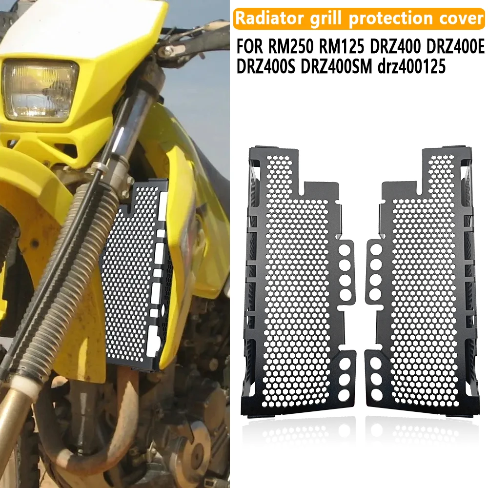 FOR-Motorcycle-Parts-Radiator-Grille-Guard-Cover-RM250-RM125-DRZ400 ...