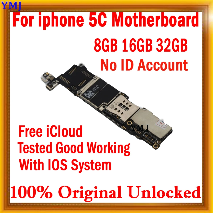 Original-Unlocked-For-iPhone-5C-Motherboard-Tested-Good-Working-Logic ...