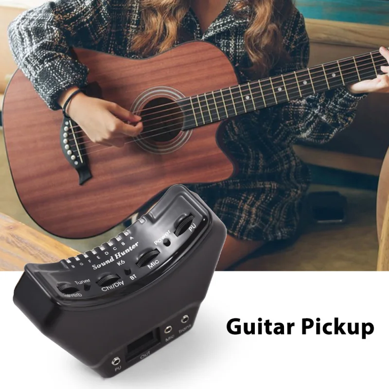 Sound-Hunter-Wooden-Guitar-Pickup-Board-Nenhum-soco-necess-rio-Double ...