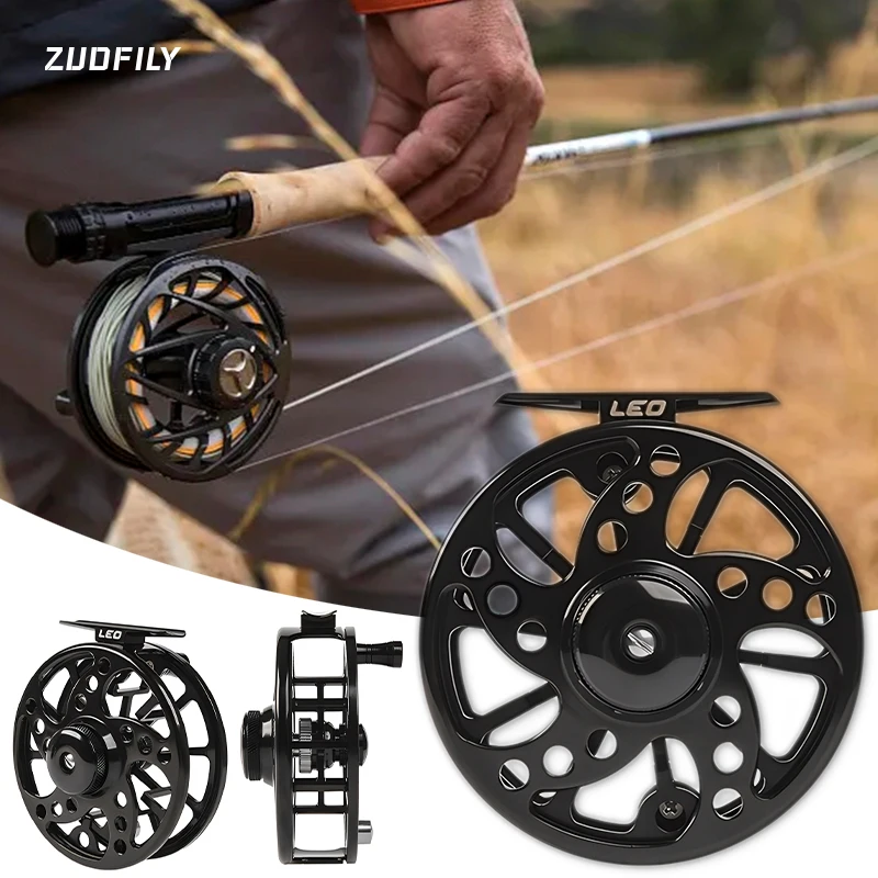 1PC 3/4 5/6 7/9 74 84 94mm WT Fly Fishing Reel CNC Machined Metal Large ...