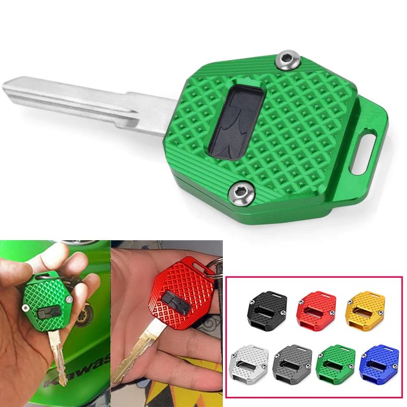 Green-CNC-Motorcycle-Key-Cover-Shell-For-Kawasaki-Ninja-ZX-250R-250-300 ...