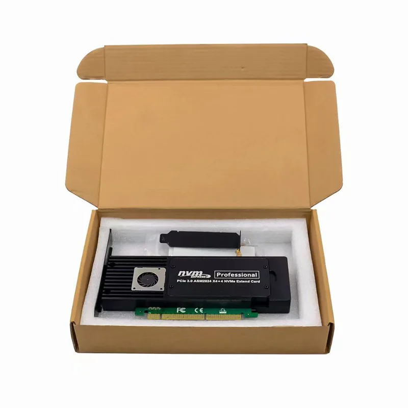 핫 플러그 PCI e PCI 익스프레스 3.0 M2 Pcie 어댑터, 고속 ASM2824 프로세서 지원, M.2 NVMe SSD ...