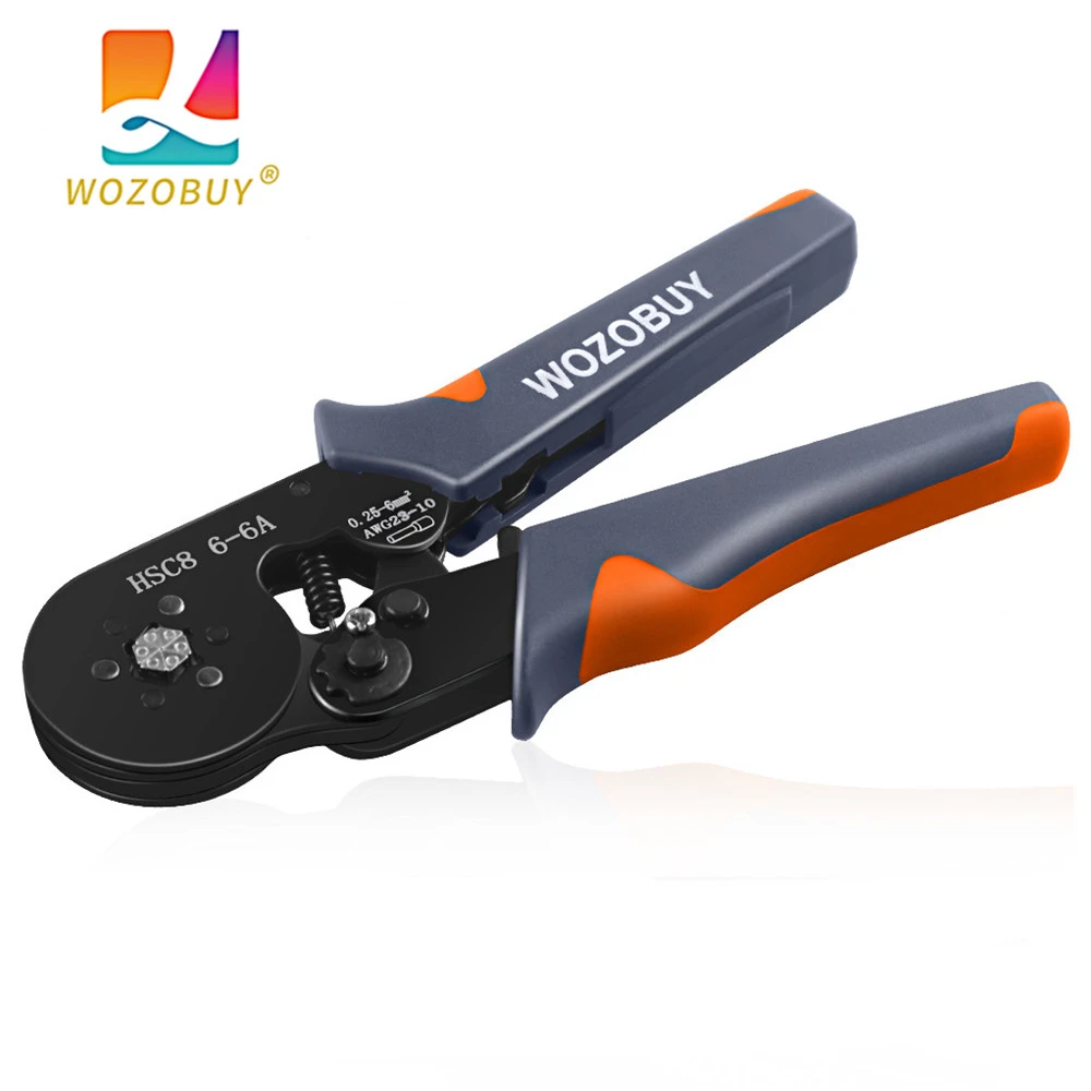 HSC8 6-4A/6-6A Crimping Pliers Kit Y1 Stripping Cutting Plier with Tube Terminal Suit WOZOBUY ...