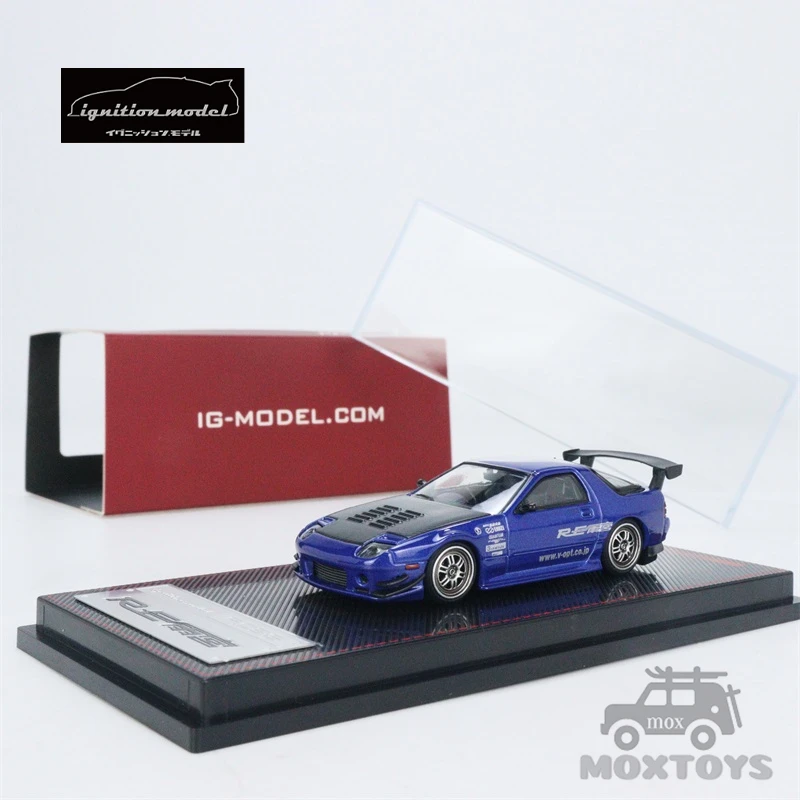 Ig 1:64 Mazda Rx-7 (fc3s) Re Amemiya Blue Metallic Diecast Model Car - Railed/motor/cars ...
