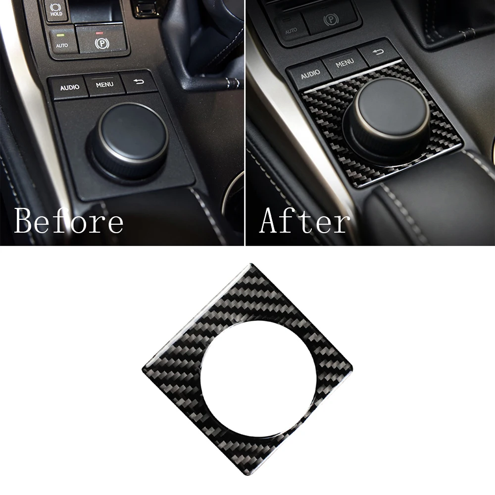 Center-Console-Knob-Button-Decorative-Cover-Trim-Sticker-Car-Interior ...