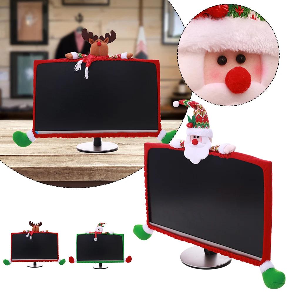 Christmas-LCD-Display-Bumper-Case-Cover-Decor-Computer-PC-TV-Monitor ...