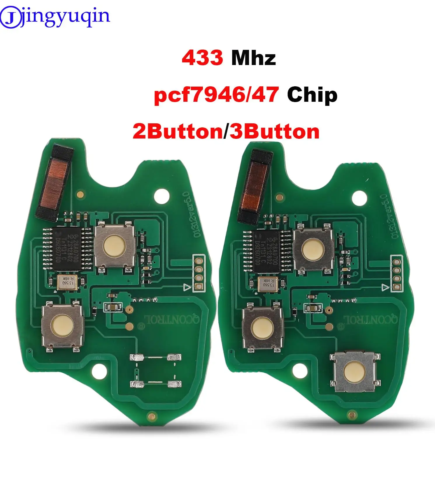 jingyuqin-10ps-2-3BTN-Car-Remote-Key-Circuit-Board-Suit-for-Renault ...