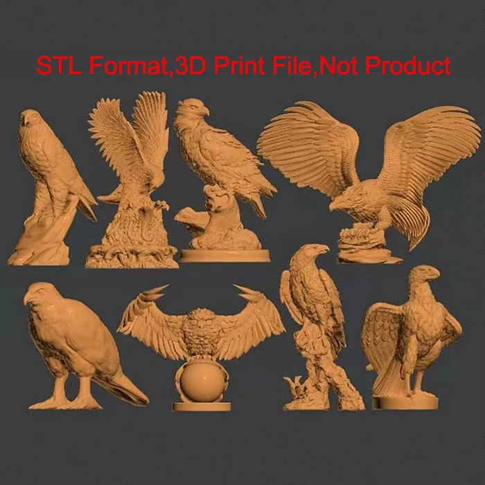 Eagle Set 3D Modell Stl Domborművek A Cnc Formátumhoz, Modellek Fájlok ...