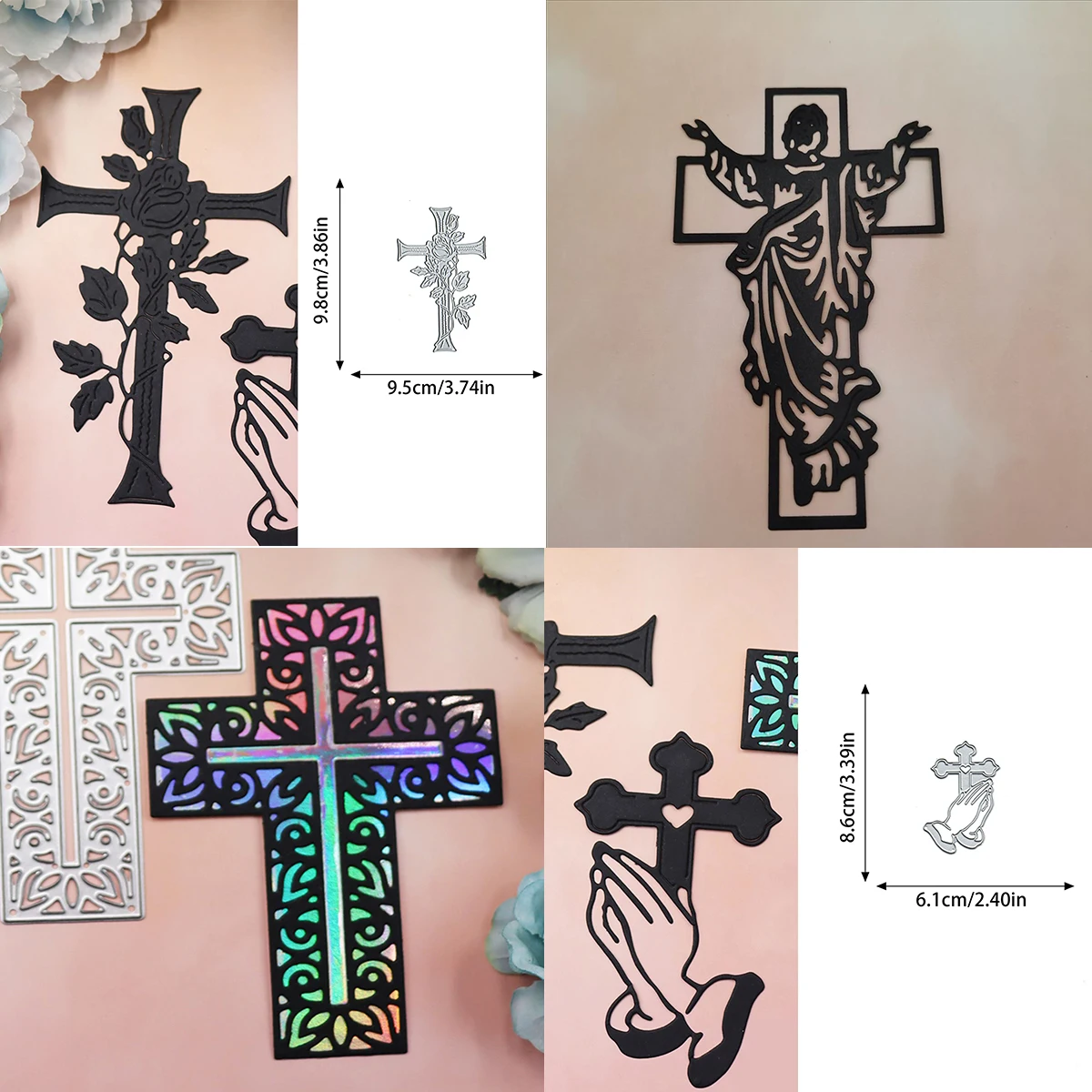 Cross Scrapbooking Die Cut DIY Album Cover Greeting Card Making ...