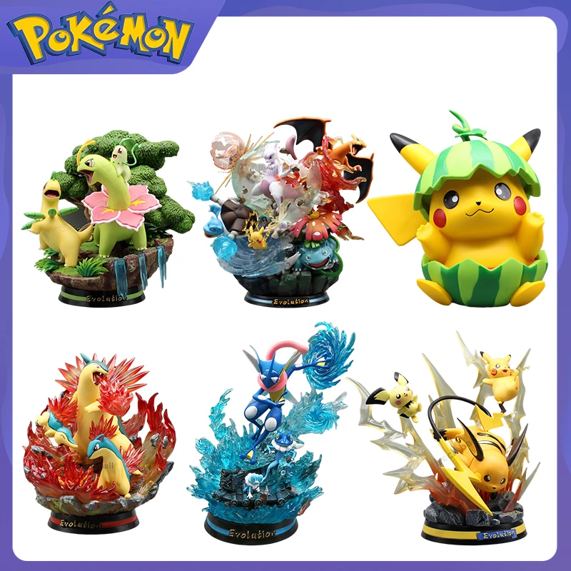 Pok-mon-Figura-Anime-Meganium-Greninja-Mewtwo-Pikachu-Estatueta-Pok-mon ...