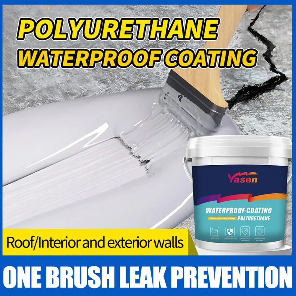 1000g Water-Based Polyurethane Waterproof Coating Exterior Wall Roof ...