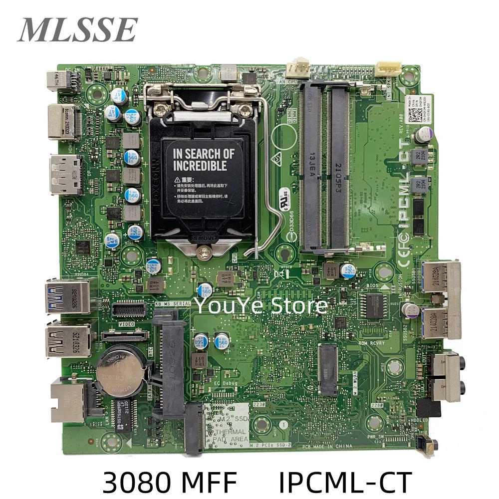 Placa base para DELL Optiplex 3080 MFF DDR4 IPCML CT 0HGFJM 0M3F6C ...