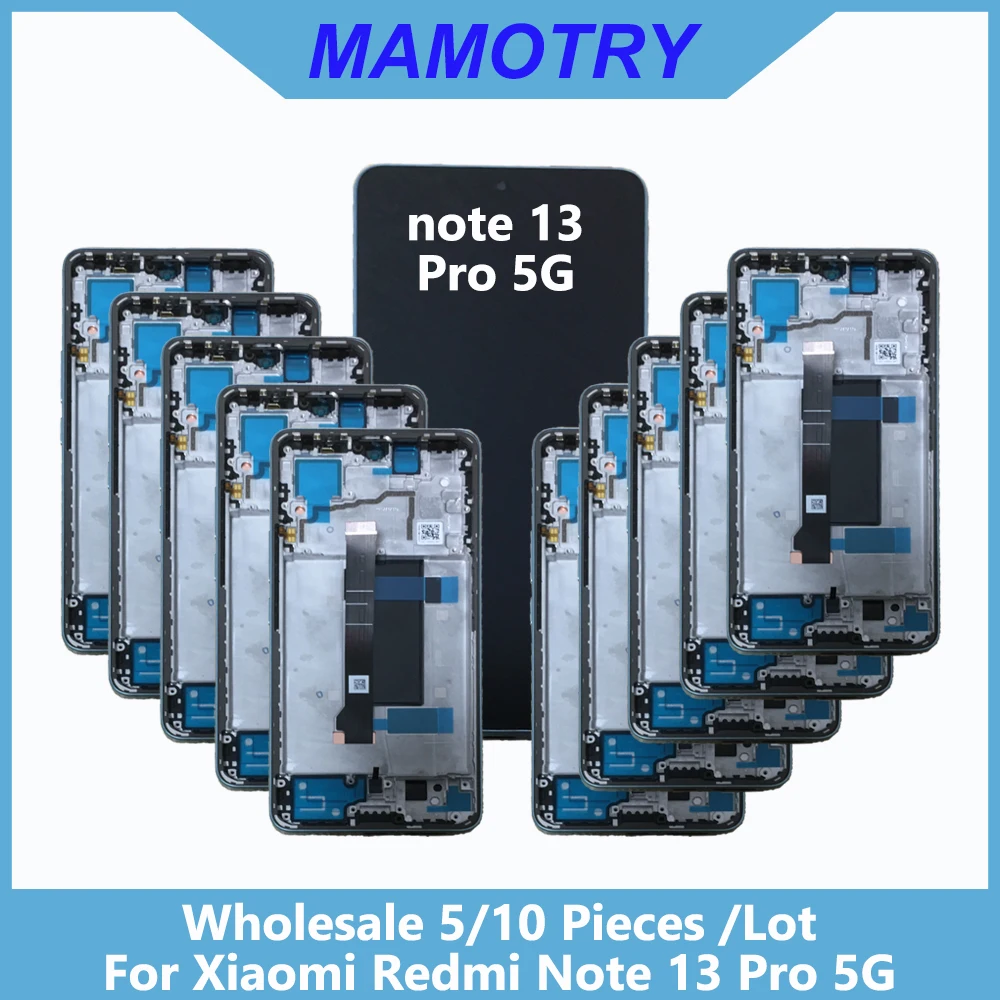 Wholesale 5/10 pieces / Lot For Xiaomi Redmi Note 13 Pro 5G Screen Lcd ...