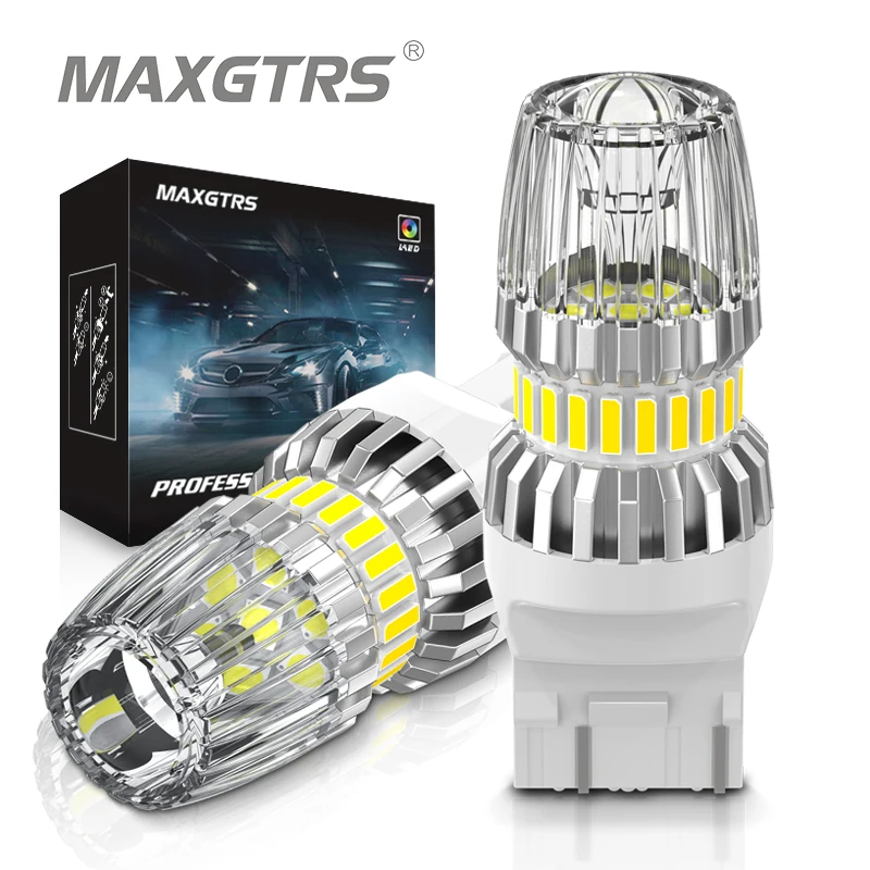 2x-T20-LED-Canbus-1157-BAY15D-7443-W21-5W-7440-W21W-LED-Bulb-6500K ...
