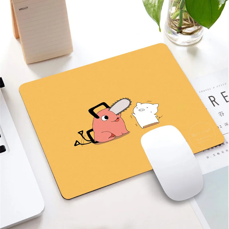 Hot Anime Chainsaw Man Small Mouse Pad Gaming Accessories Cute Pochita ...