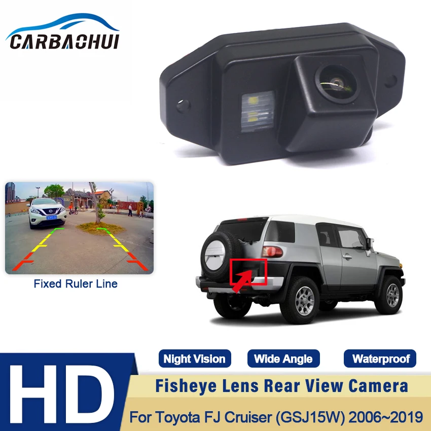 C-mara-de-visi-n-trasera-CCD-HD-ojo-de-pez-para-Toyota-FJ-Cruiser ...