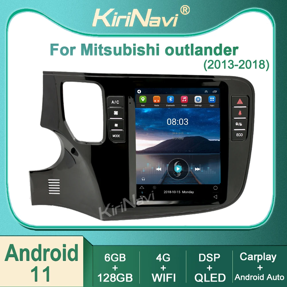 Kirinavi reproductor Multimedia para coche Mitsubishi Outlander 2013 ...