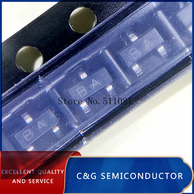 2sa1015 a1015 ba sot 23 0.15a 50v pnp smdトライオード組織100個|transistor module ...