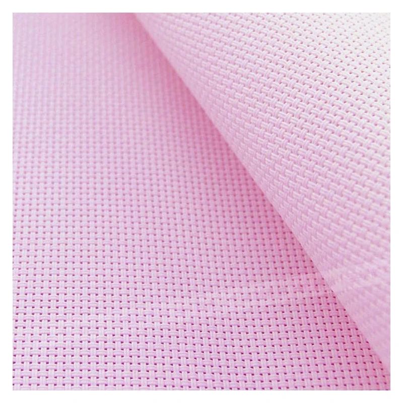 Aida-Canvas-Fabric-for-Embroidery-Cross-Stitch-Pink-Color-Top-Quality ...
