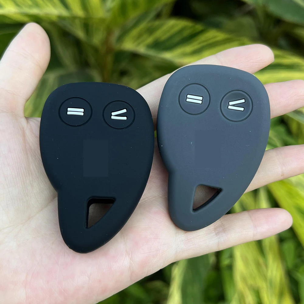 2 Buttons Silicone Car Key Case Keychain Protector Set for Renault ...