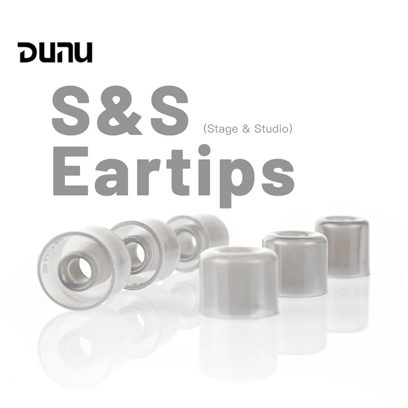 Dunu S&s Stage&studio Silicone Eartips Ear Tips L/m/s(3pairs) For Nozzle Diameter From 4-5.5mm ...