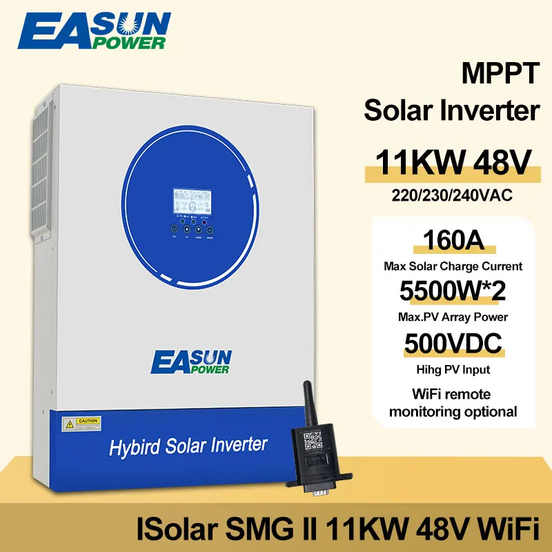 EASUN-Newest-Soalr-Inverter-11KW-8-5KW-MPPT-160A-500VDC-PV-Input-220VAC ...