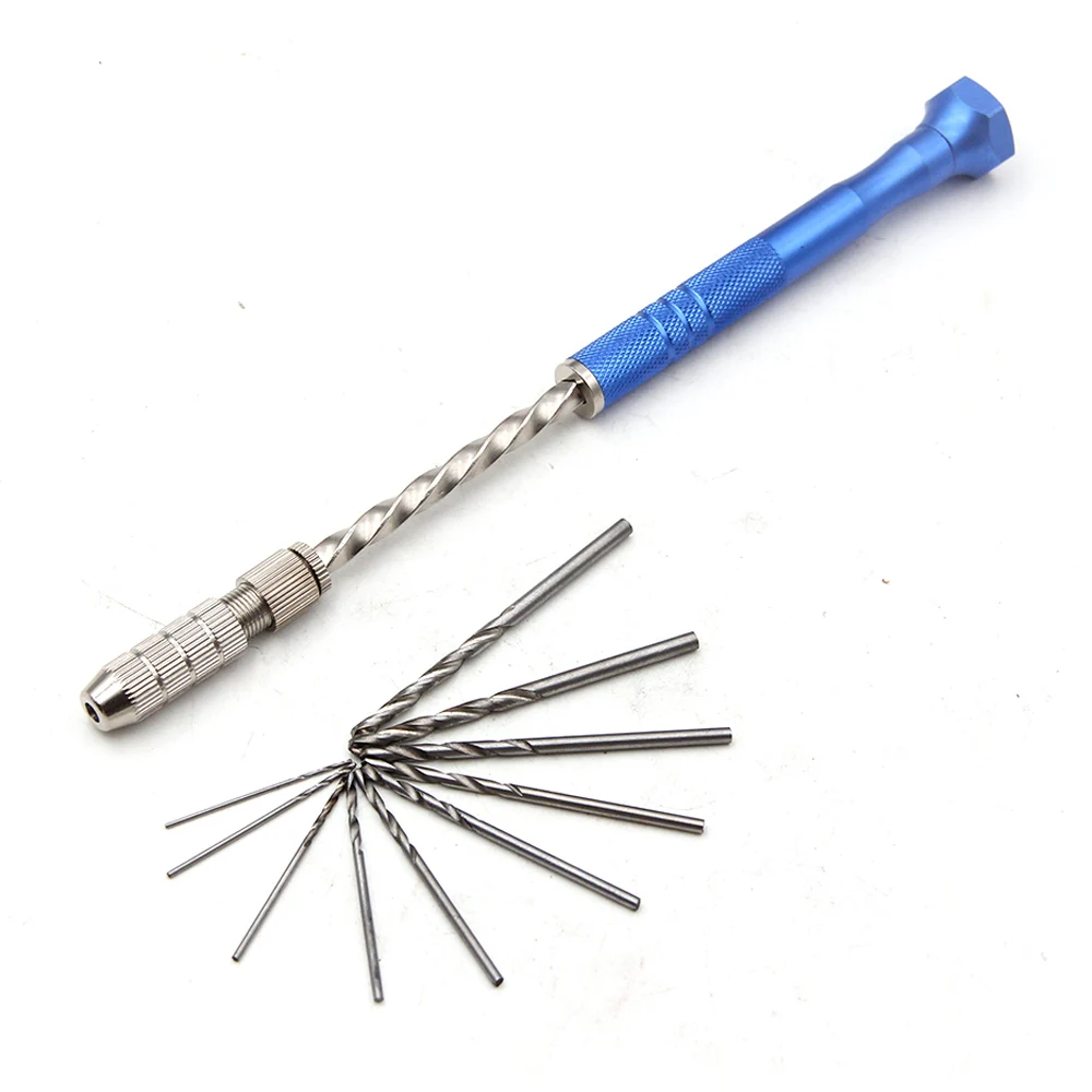 Blue-extended-semi-automatic-0-5-3mm-hand-twist-drill-amber-plastic ...