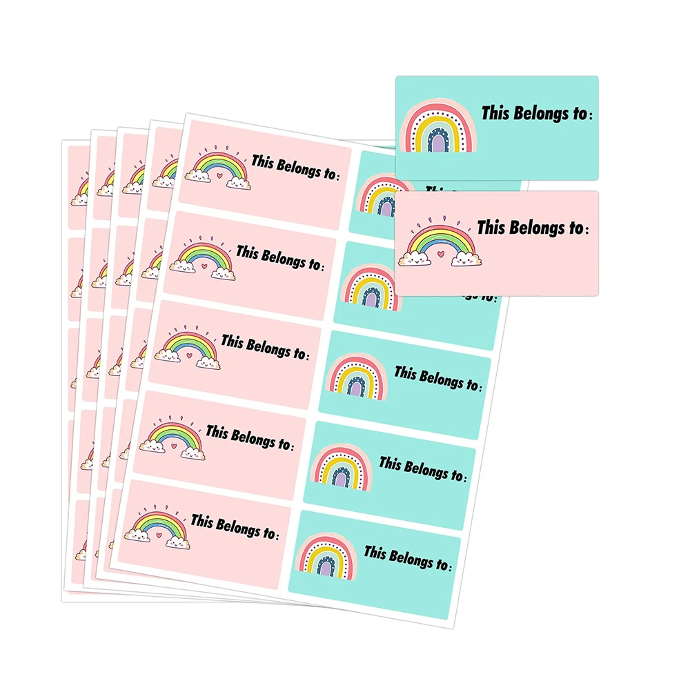 Blank School Name Tag