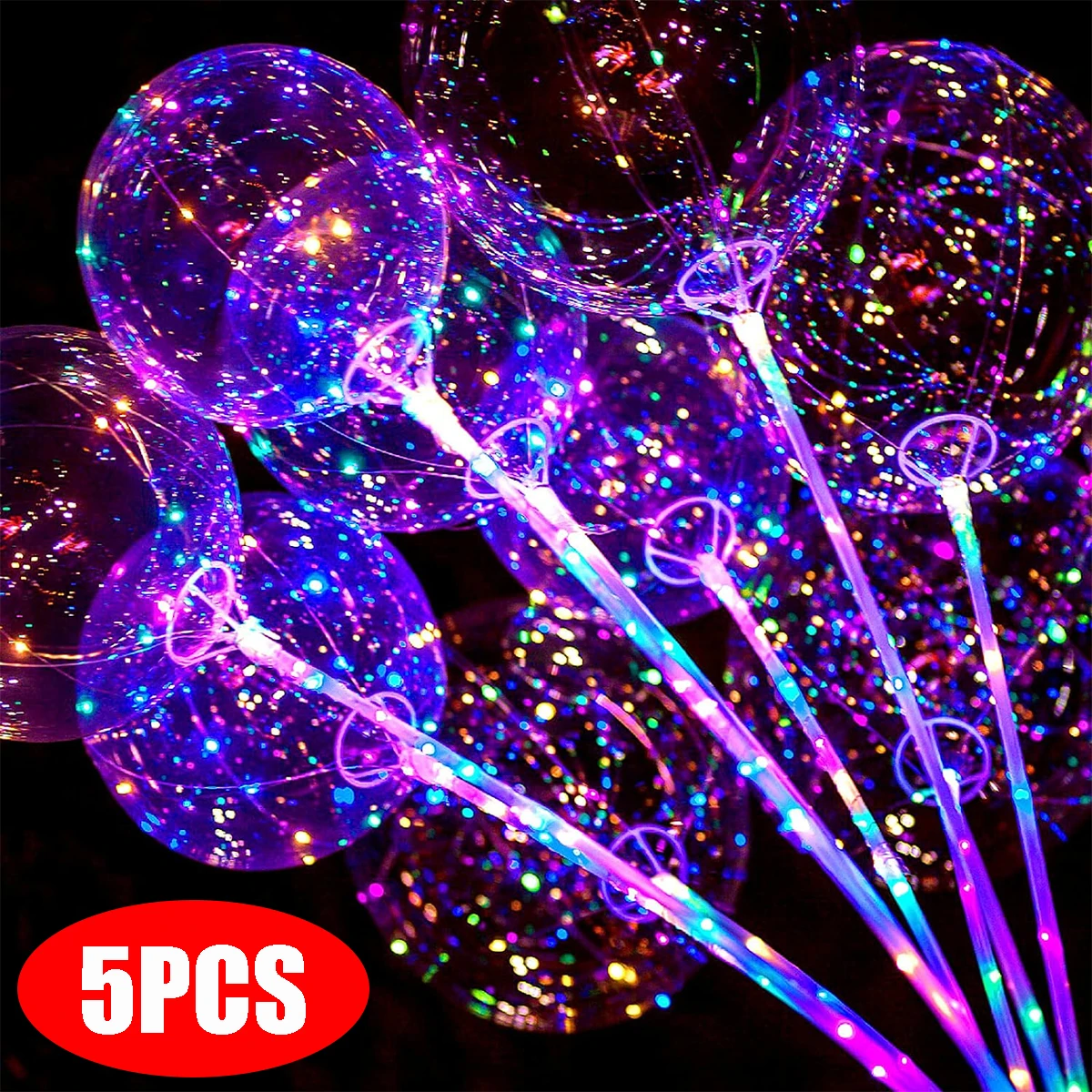 5Pcs-Flashing-LED-Bobo-Balloons-with-Sticks-Glow-Supplies-Light-Up ...